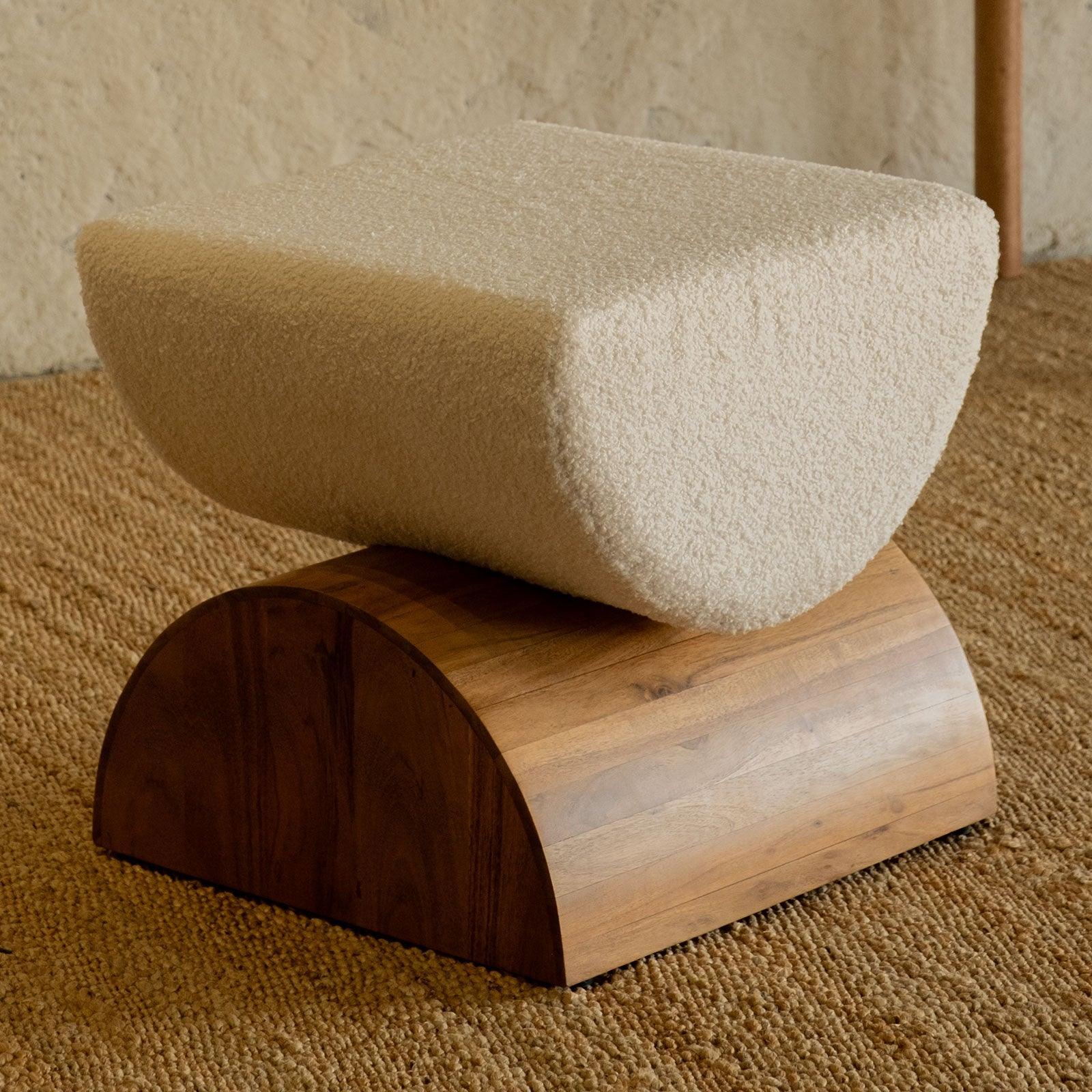Andaman Square Pouffe Seat | Pouffe for living room