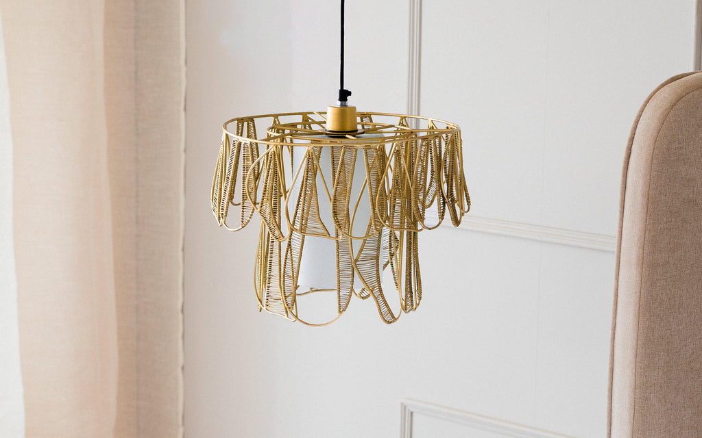 Aponi Wide Hanging Lamp | Orange Tree Home