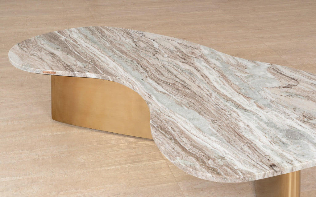 Berg Coffee Table - Marble Top Coffee Table