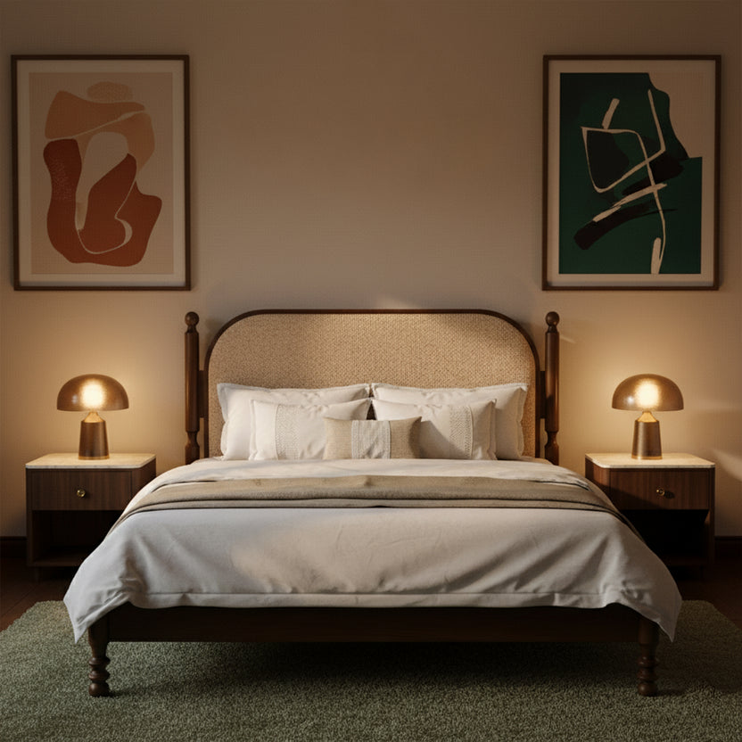 Explore our handcrafted bed designs - timeless forms, modern comfort.