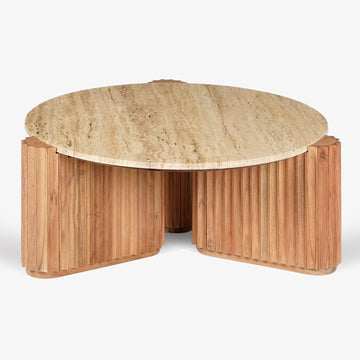 Buy Wooden Center Table for Living Room - Orange Tree