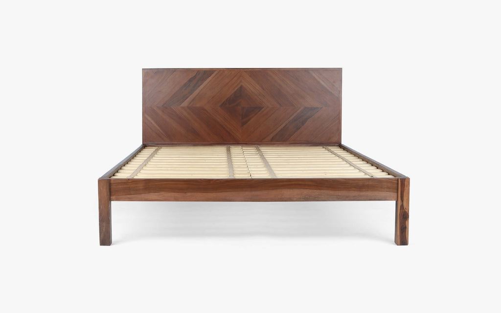 Dado King Size Sheesham Wood Bed